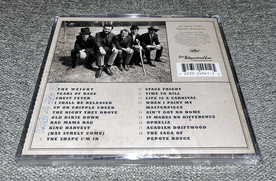 Greatest Hits by The Band (New CD)⭐️Buy Any 3 Get 1 Free⭐️ 724352494125 ...