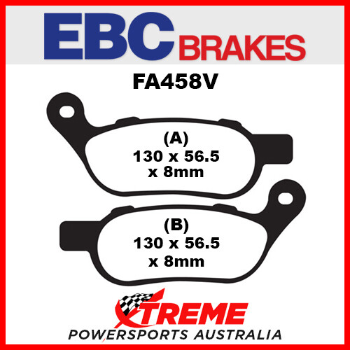 Harley Davidson FLSS Softail Slim S 16-17 EBC Semi Sintered Rear Brake ...