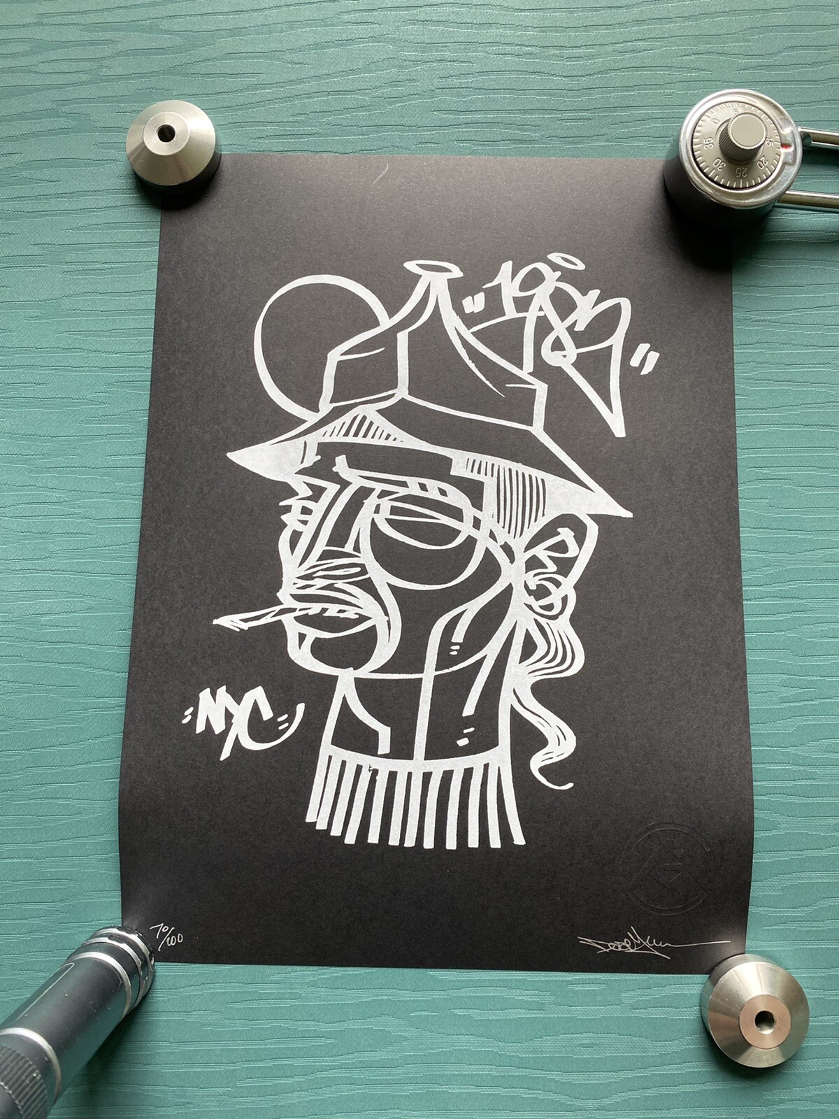 Doze Green Mugselectas 001 Mugsy screen print 70/100 Signed graffiti ...