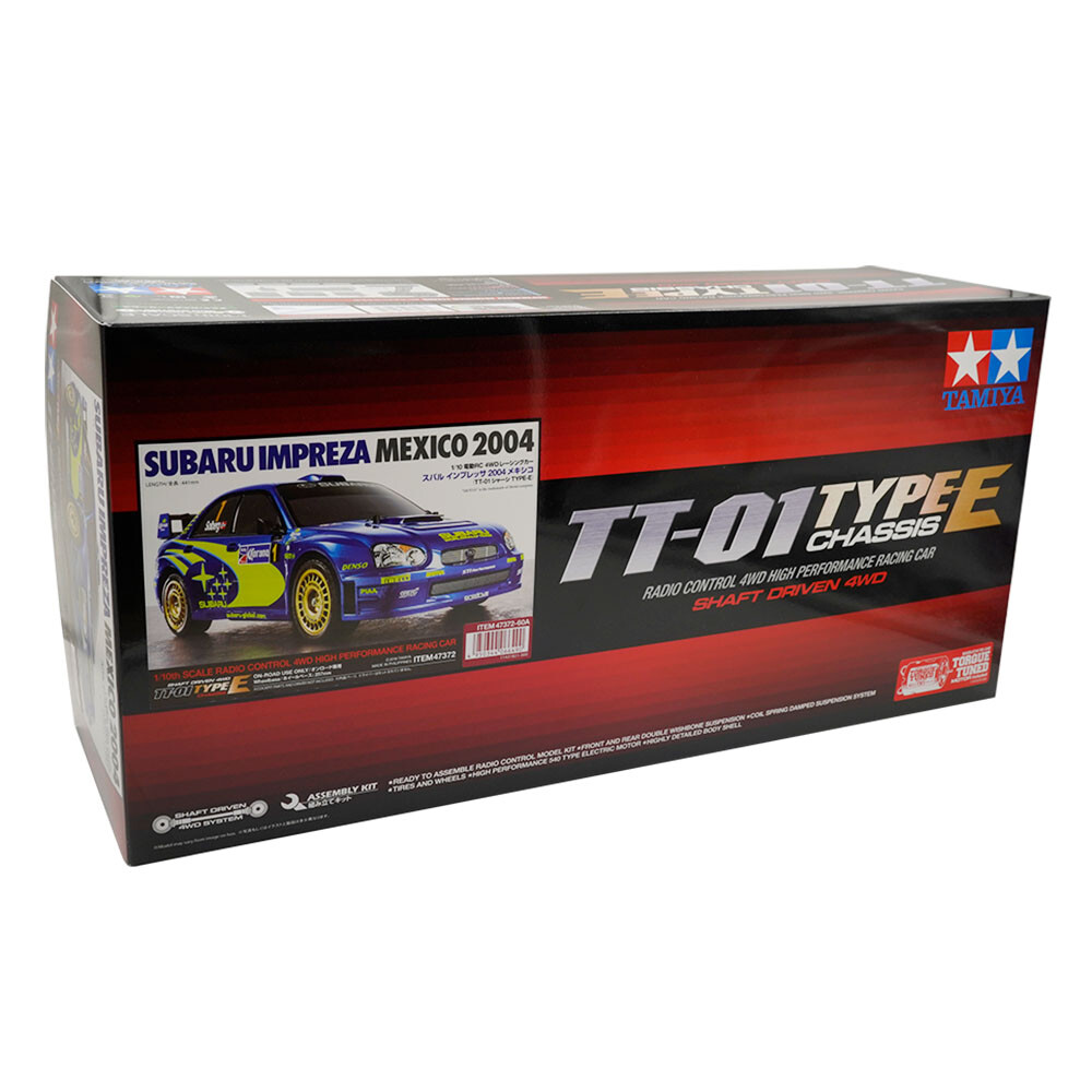 Tamiya 1/10 TT01E Subaru Impreza Mexico 2004 4WD RC Car Kit w/Motor ...