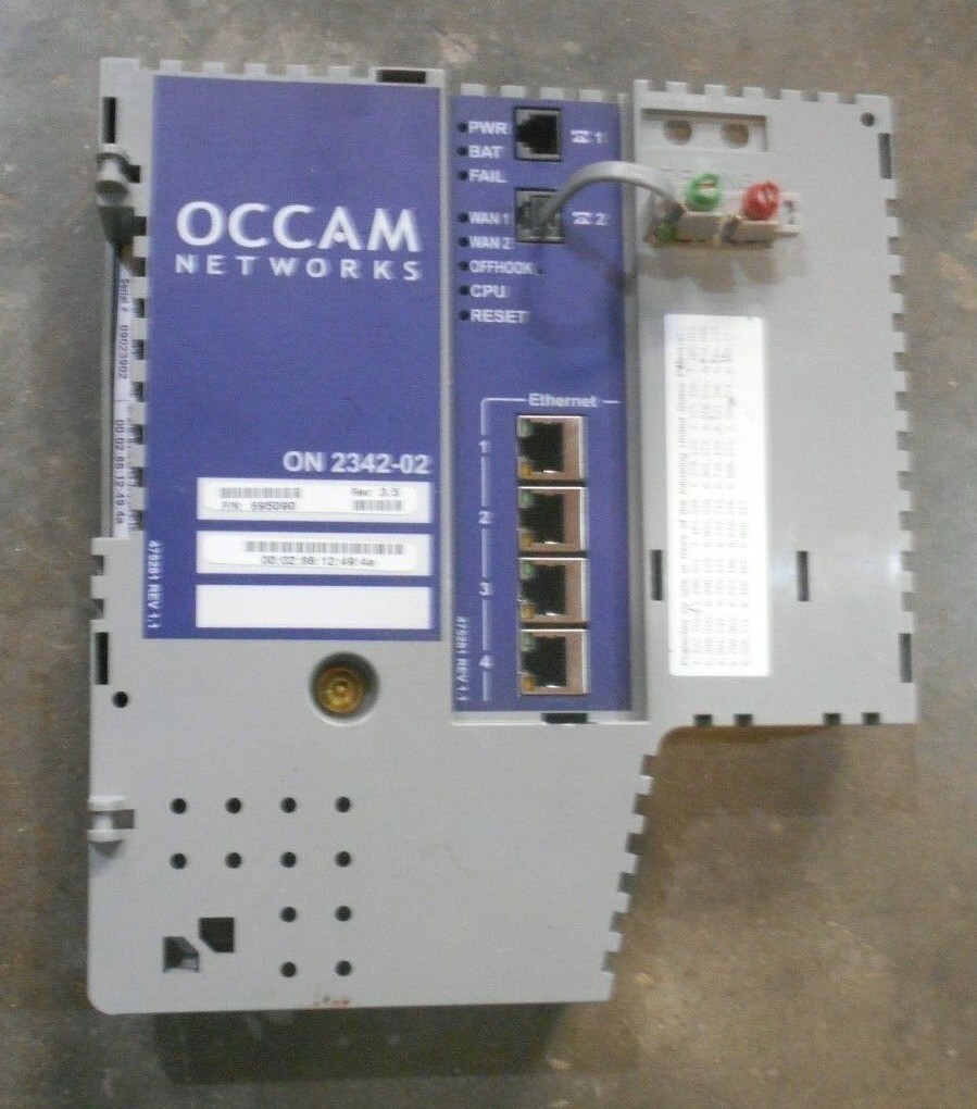 OCCAM ON2342 ONT Gigabit Ethernet Optical Network Terminal ( USED) (F-6 ...