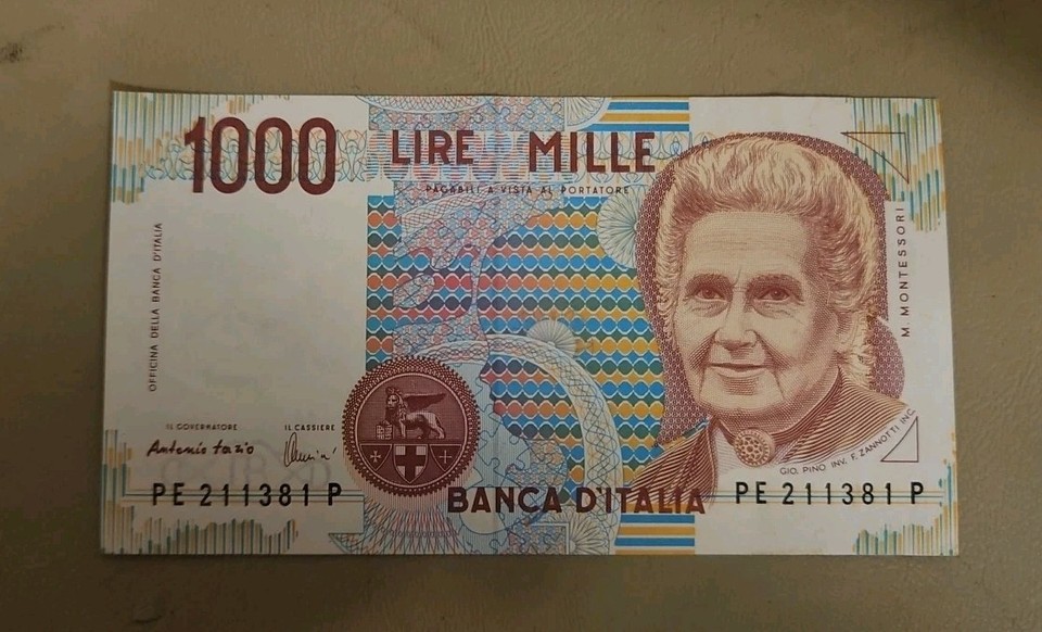 Italy 1000 Lire Note | eBay