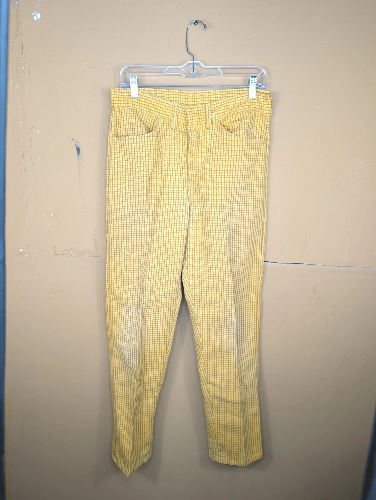 Vintage Checkered Pants 1970s - Gem