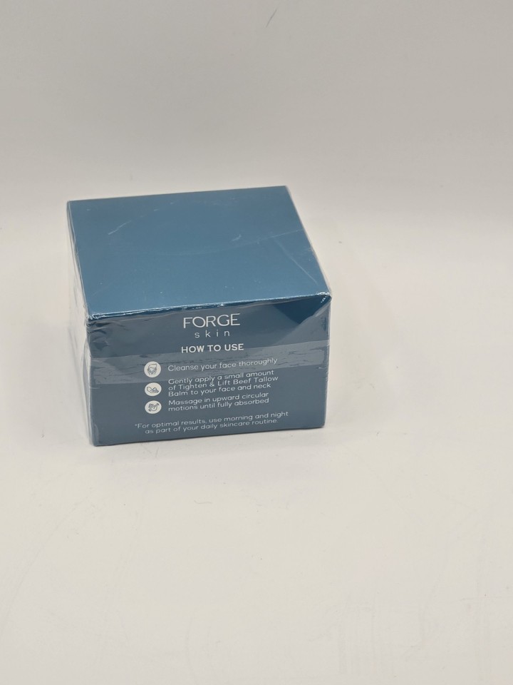 Forge Skin Tighten & Lift, Beef Tallow Face & Neck Balm Vanilla ...