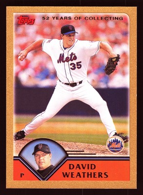 David Weathers New York Mets 2003 Topps Gold #590 SN /2003 | eBay