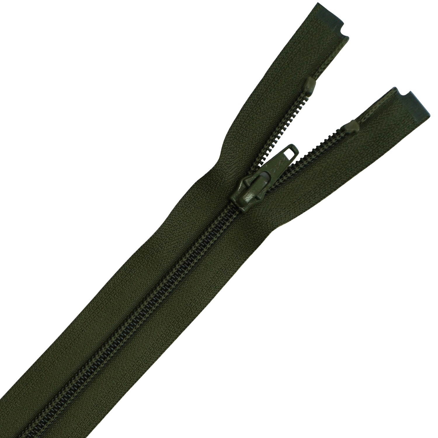 YKK Branded Open Ended Zip Nylon Zipper DIY Choice of Length Color ...