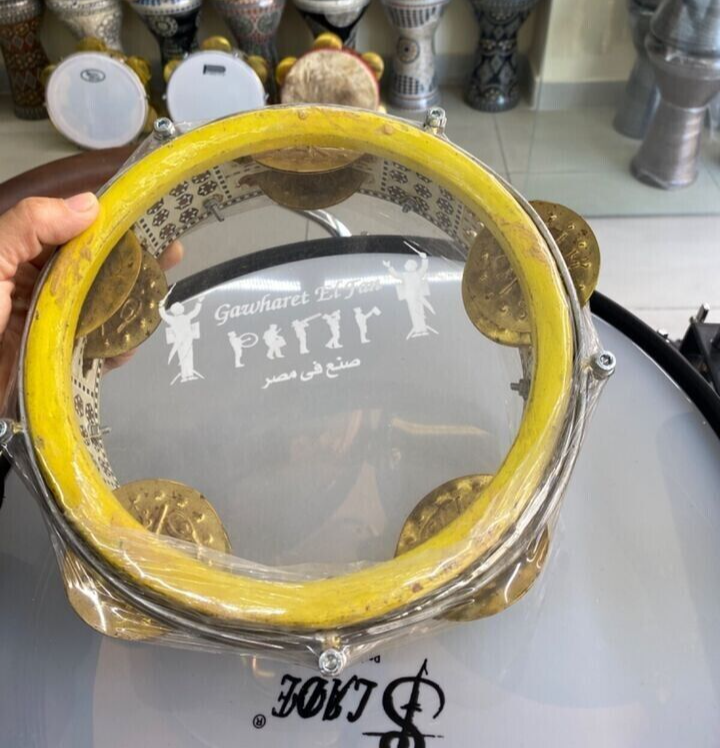 Egyptian Professional Riqq,Orienntal Instrument Daff MOSAIC TAMBOURINE ...