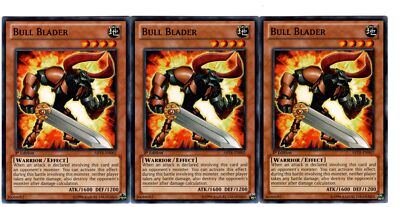 Yugioh- 3X Bull Blader - Common - 1st Edition - ABYR-EN002 - Near Mint ...