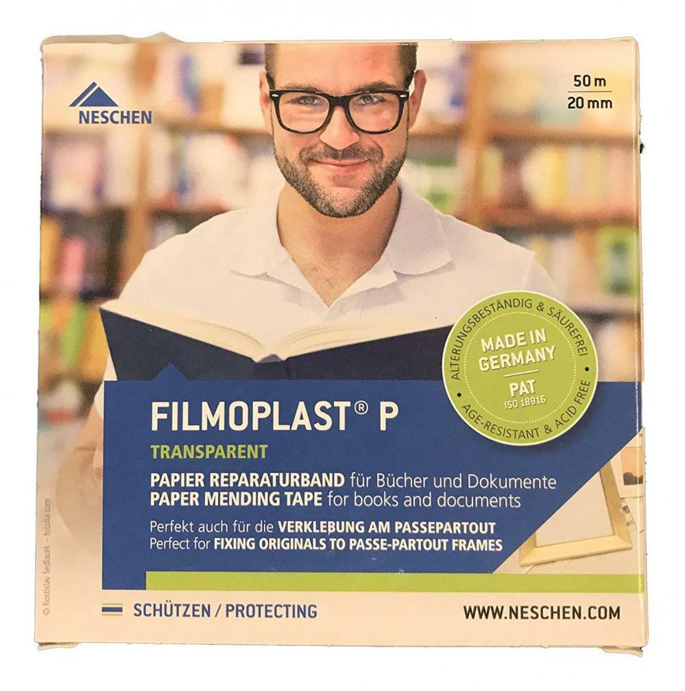 Neschen Filmoplast P Archival Mending Tape, .8 inch x 164 feet .8"x164 ...