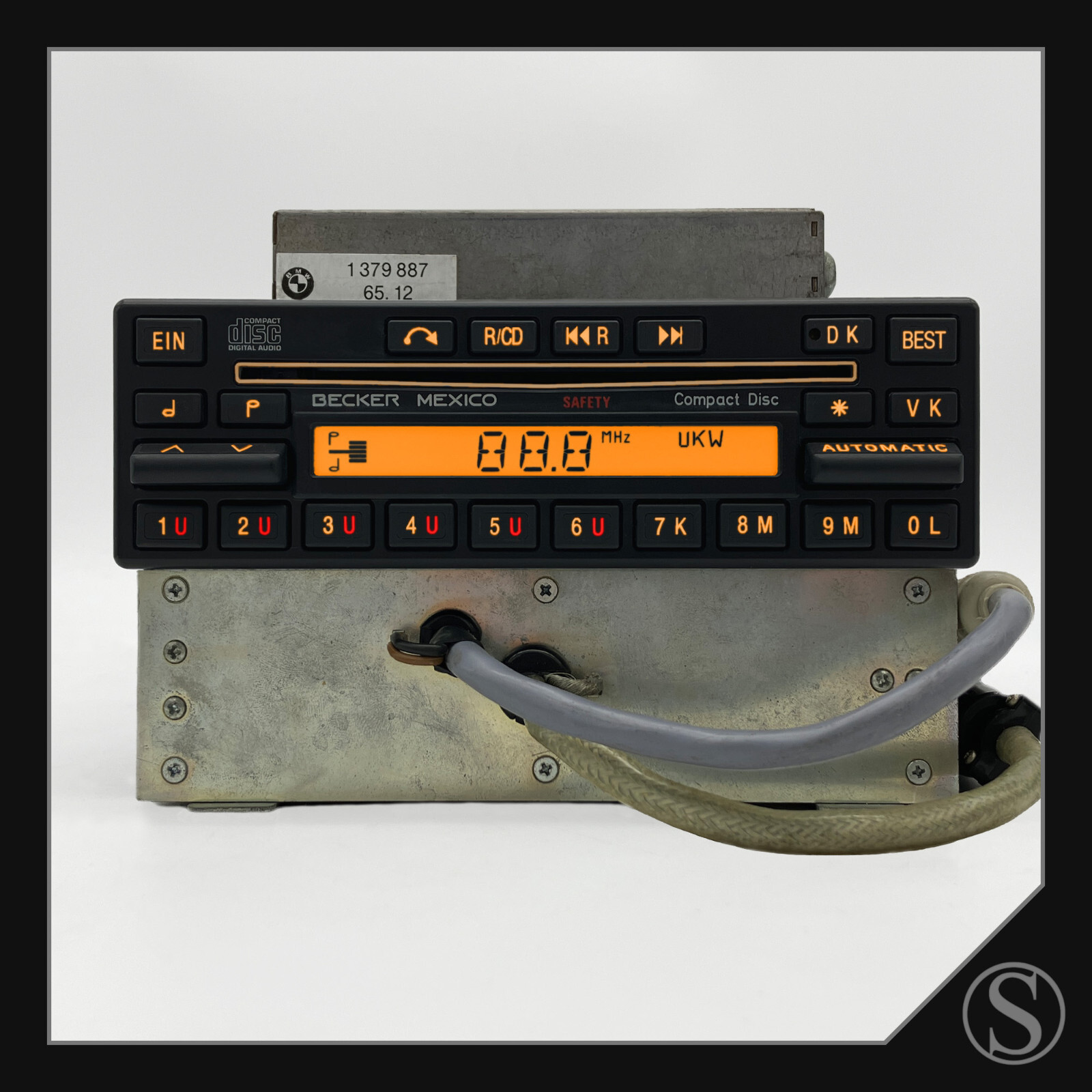 Becker Mexico Compact Disc Electronic Messenger 865 Radio BMW E28 E34 ...