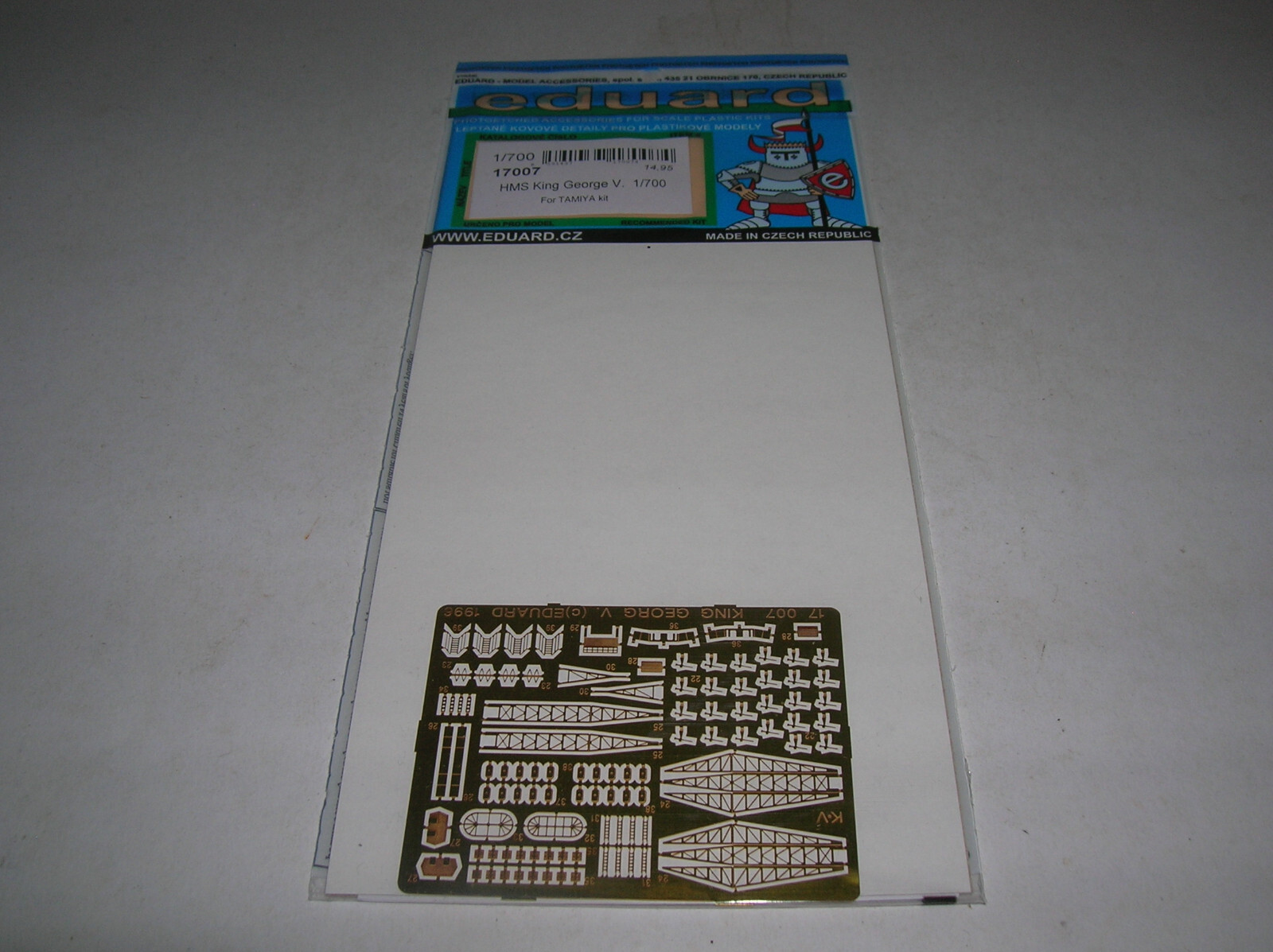Eduard Fotoätzteile HMS King George V 1:700 for Tamiya Kit Art. 17007 ...