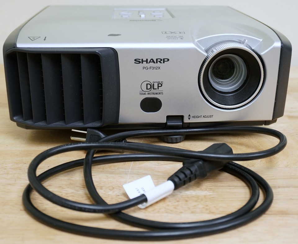 Sharp Notevision PG-F312X DLP Projector - 511 Hours | eBay