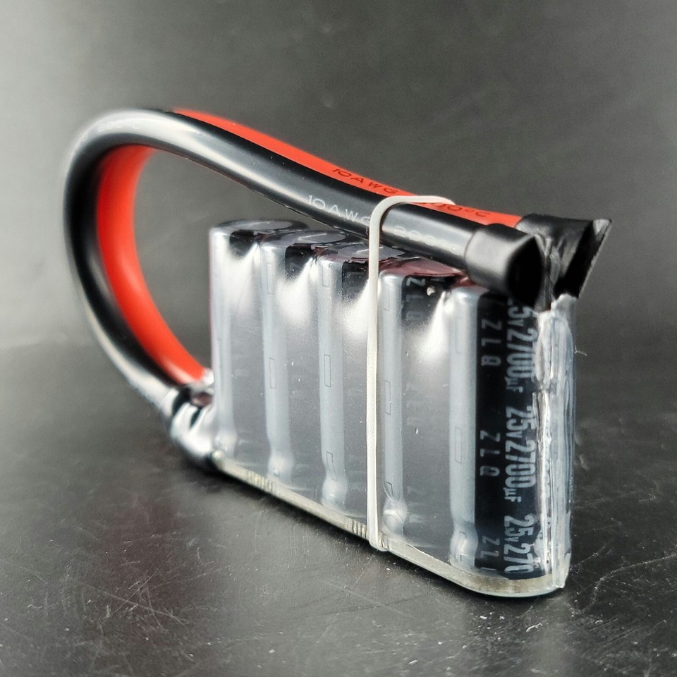 ATOMIC Linear RC Cap Pack /ESC Pack / 3-6S / 12,000uF Minimum / 25V ...