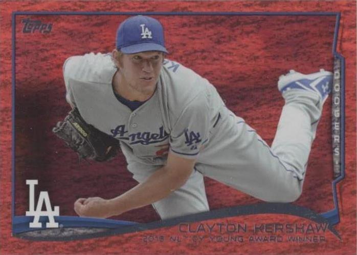 2014 Topps - Award Winner Clayton Kershaw #604 Red Hot Foil for sale ...