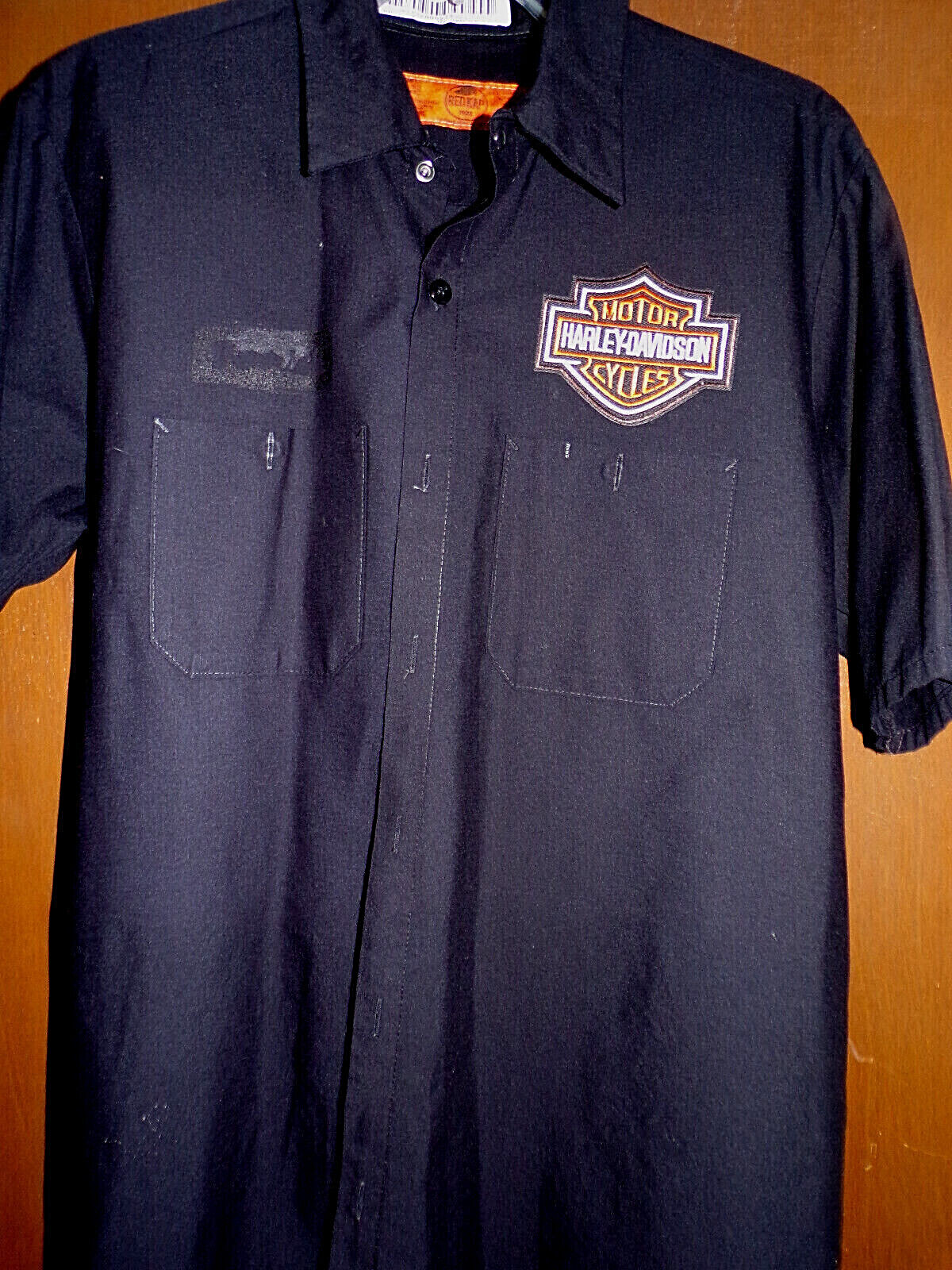 HARLEY DAVIDSON MOTORCYCLE MECHANIC-SHOP SHORT SLEEVE… - Gem