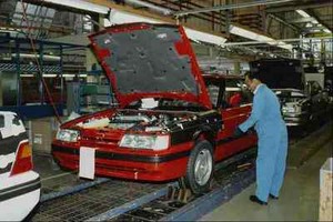 730049 Car Production Line Austin Rover Factory Cowley Plant England A4 ...