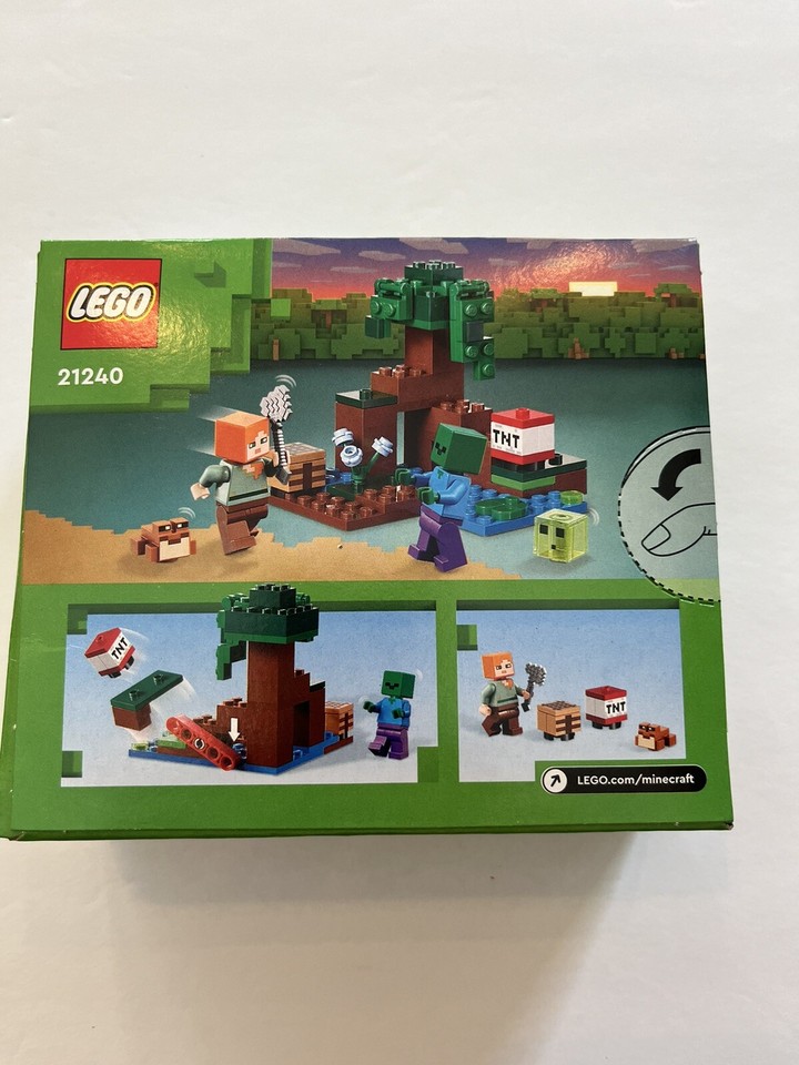 LEGO Minecraft The Swamp Adventure 21240, Building Game | eBay