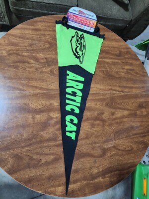 Vintage Arctic Cat Snowmobile Flag Penant Collectable NOS 90’s | eBay