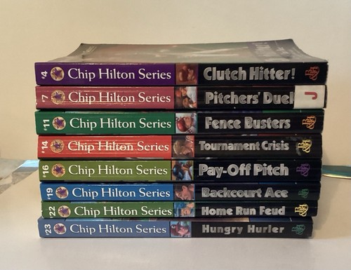 Lot of 8 Chip Hilton Sports Series Young Adult PB BooksPay-off P Coach ...