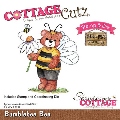 Big Shot Sizzix Cottage Cutz Dies & Stamps Bumblebee Ben | eBay