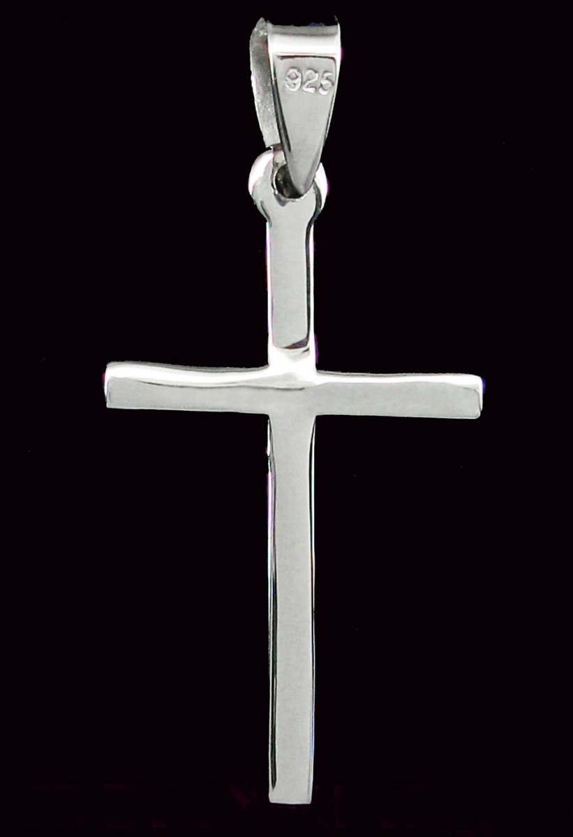 Thin Plain Black Cross