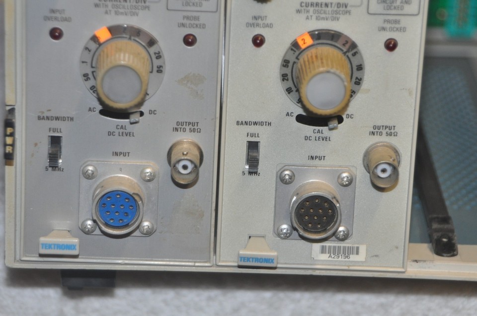 TEKTRONIX AM503 CURRENT PROBE AMPLIFIER PLUG IN LOT OF 2 | eBay