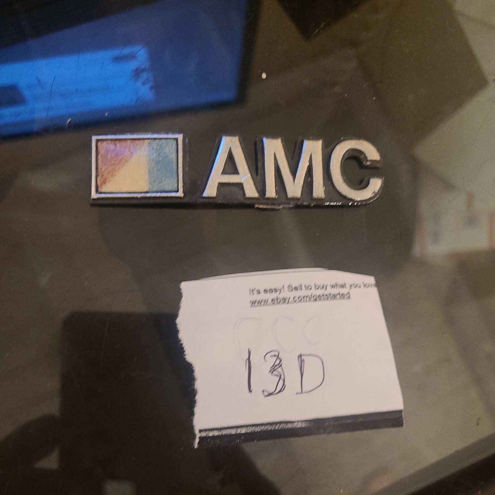 VINTAGE AMC PLASTIC STICK ON EMBLEM AMERICAN MOTORS | eBay