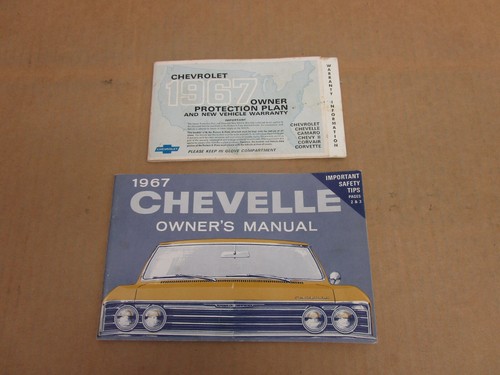 1967 Chevrolet Chevy Chevelle owners manual book literature 1st edition ...
