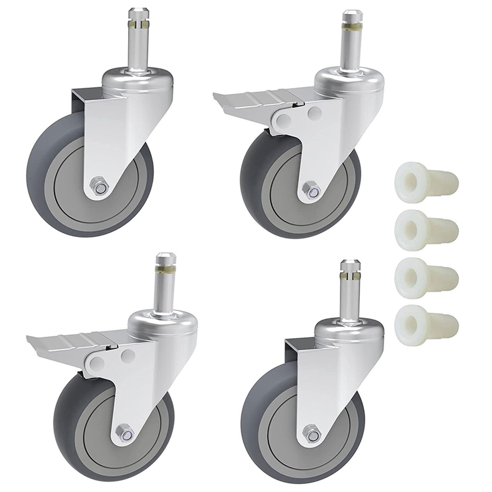 Industrial Grade Caster Wheels for Work Benches and Shop Vacuums Pack ...