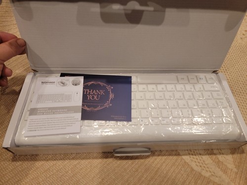 Topmate Wireless Keyboard & Mouse Combo, KM9000, White | eBay