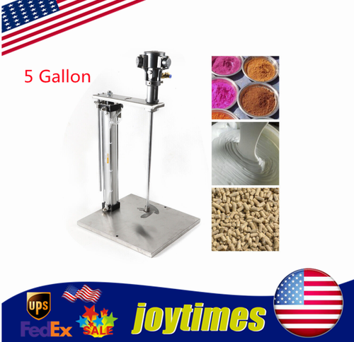 5 Gallon Paint Air Power Mixer With Air Lift Pail Pneumatic Lift ...