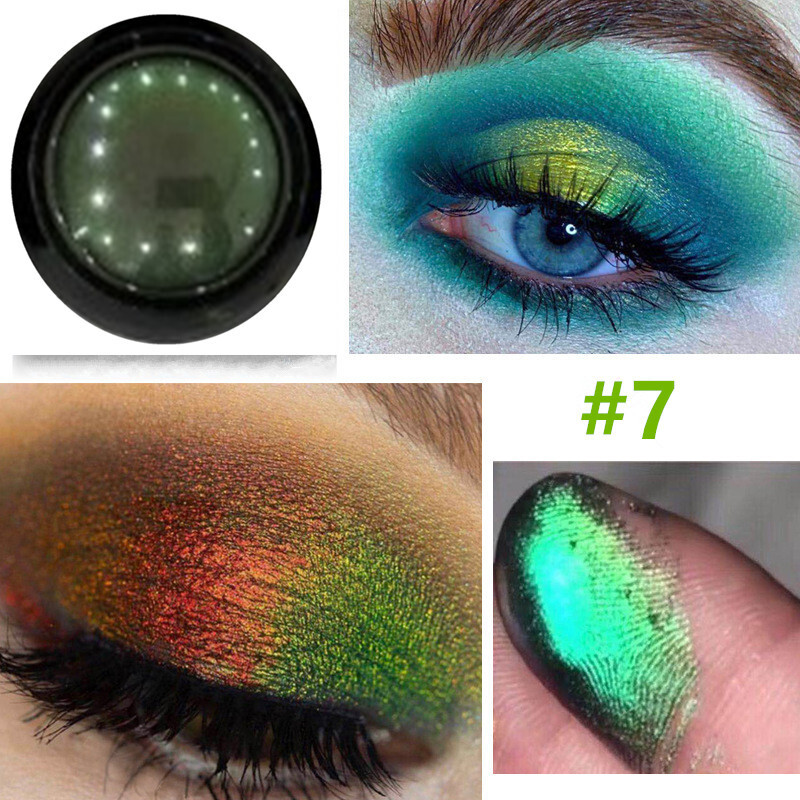 Chrome Eyeshadow Eye Makeup Glitter Eye Shadow Palette Matte Powder ...