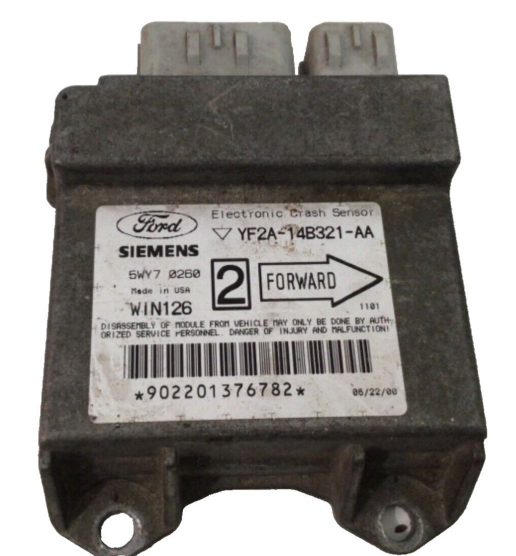 1999 - 2000 Ford Windstar SRS Control Module Computer YF2A-14B321-AA ...