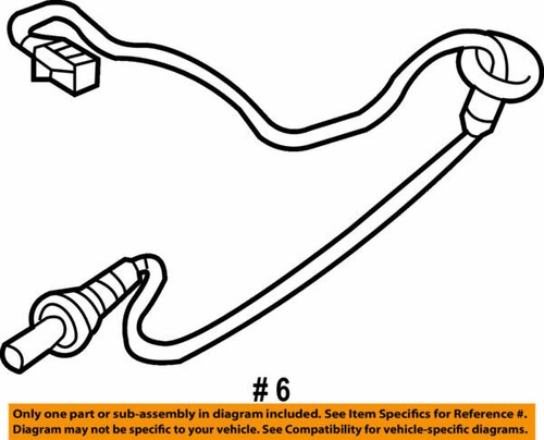 89465-47070 Toyota Sensor, oxygen 8946547070, New Genuine OEM Part ...