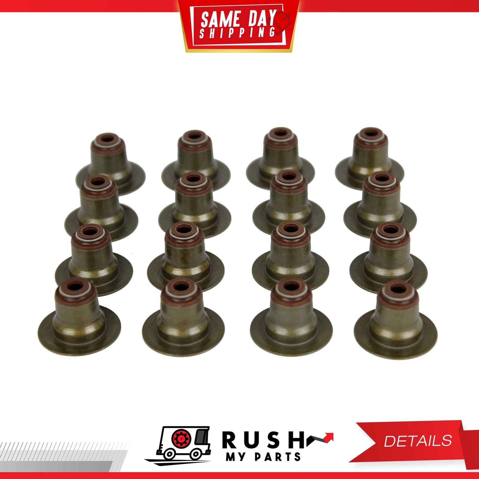 02-08 Valve Stem Seals For Mini Cooper 1.6L L4 SOHC 16v W10B16A DNJ ...