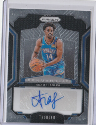 2024-25 Panini Prizm Penmanship Adam Flagler Autograph #PNM-AFG Thunder ...