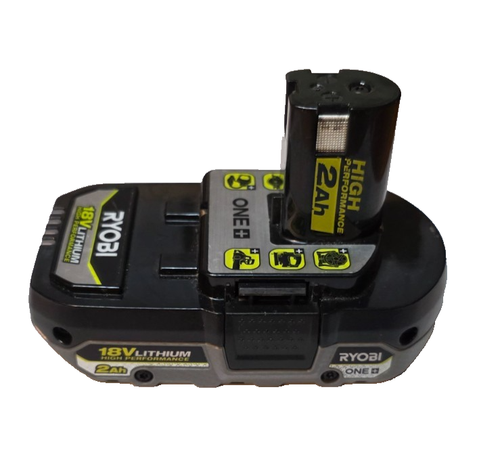 RYOBI ONE+ 18V 2Ah High Performance, Lithium-Ion Compact Battery PBP003 ...