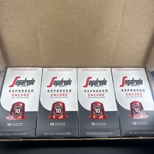 Segafredo Zanetti Espresso Capsules – Aluminum Pods for Nespresso BB ...