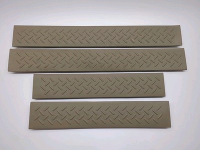 2004-2008 Ford F150 4 Door Sill Scuff Plate Set Trim Beige Tan OEM | eBay