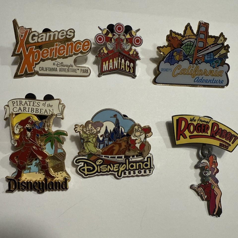 Who Framed Roger Rabbit Jessica Pin Lot Disneyland Pin Lot Of 6. | eBay