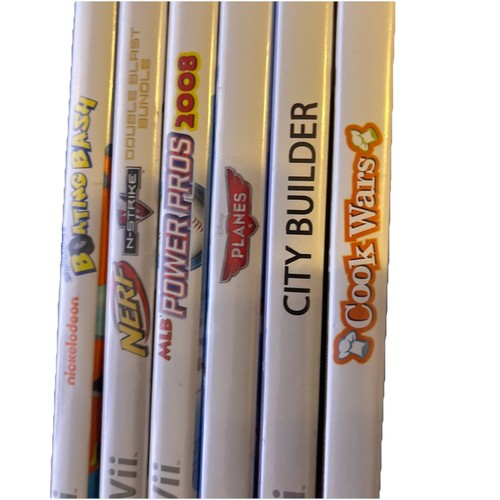 Wii Game Lot City builder cook wars planes boating bash nerf READ ...
