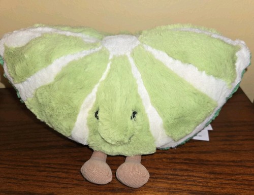 Jellycat Amuseables Slice Of Lime Fruit Plush NWT Retired Rare | eBay