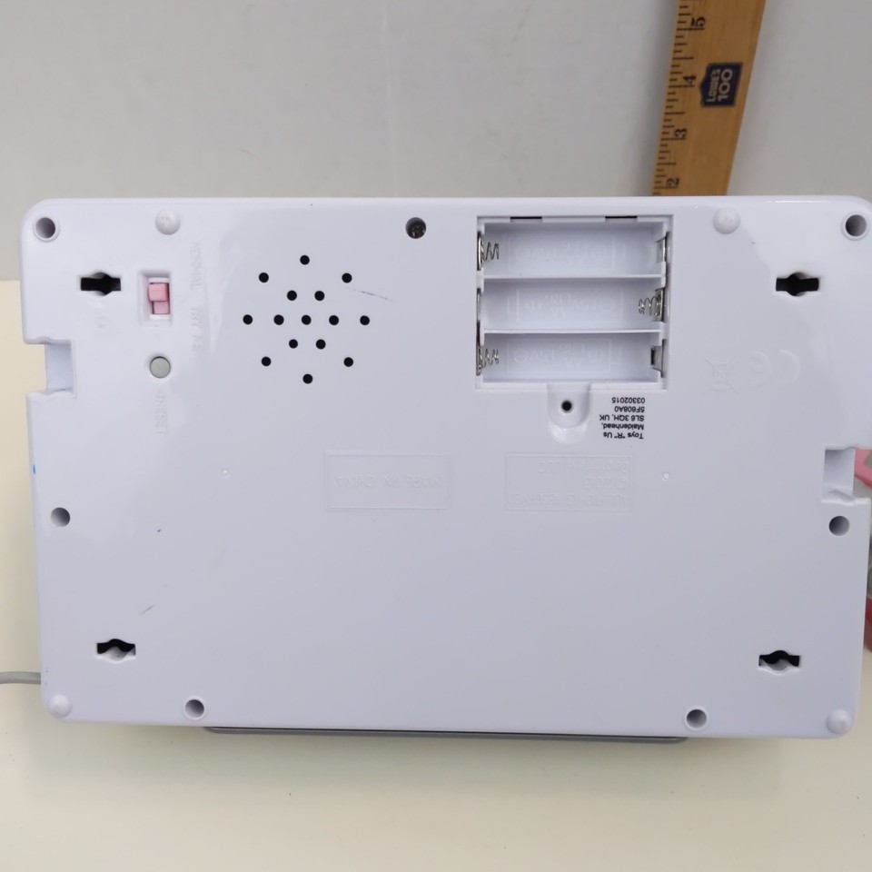 Toys R Us Just Like Home Pink Toy Cash Register Scanner Phone Credit ...