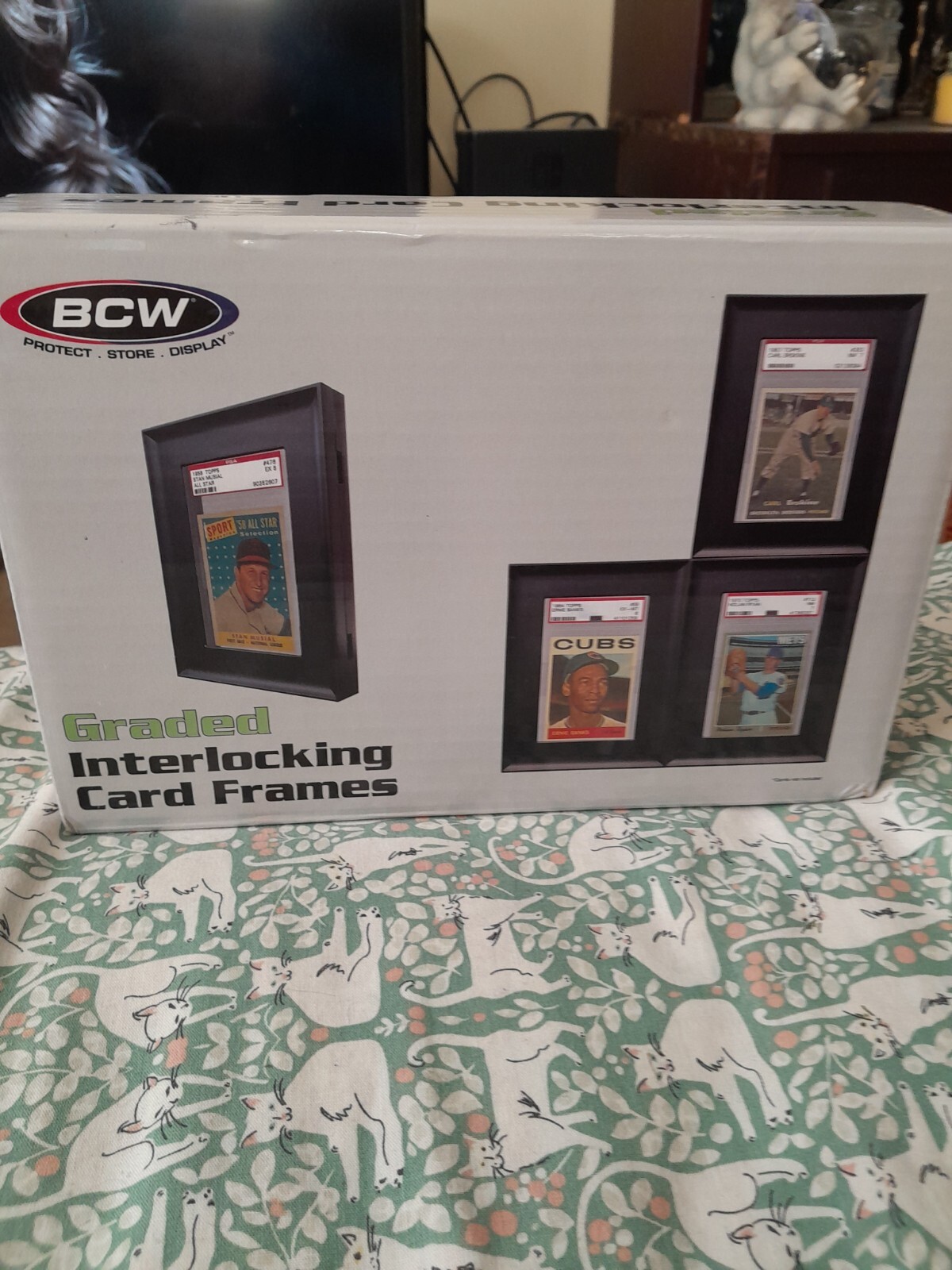 BCW Interlocking Graded Card Frames - Black 4 Interlocking Frames per ...