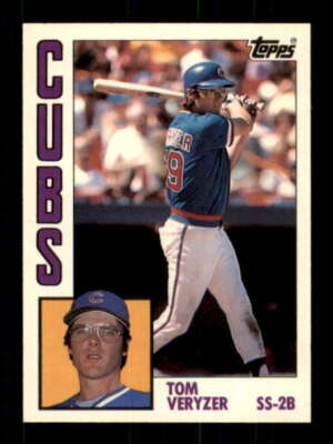 1984 Topps Tiffany #117 Tom Veryzer NM/NM+ Cubs 232565 | eBay