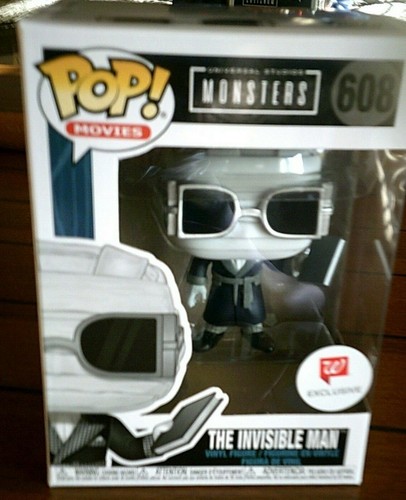 Funko Pop Movies The Invisible Man 608 Universal Studios Walgreens ...