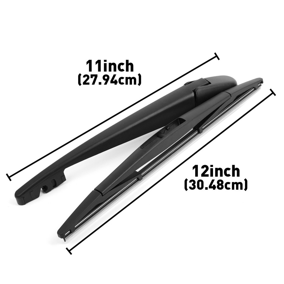 (Super Wiper）East Forest Rear Windshield Wiper Arm & Blade Streak-Free ...