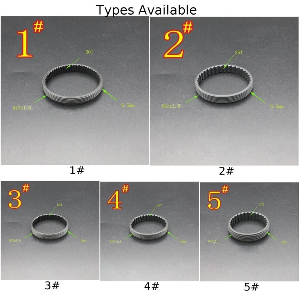 Black Bicycle Wheel Hub Body Base Pawl Ring Ratchet Tooth Ring Long ...