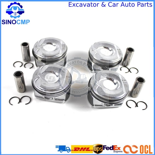 4x Pistons Set 11257566019 Fits N14 R55-R61 MINI Cooper Countryman 2006 ...