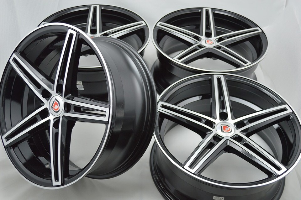 4 New 19x8.5 DDR Talon 19" Rims Wheels Avenger Mustang Accord ILX TL ...